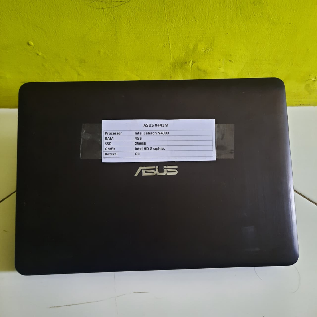 Jual LAPTOP ASUS X441M X441MA INTEL CELERON N4000 RAM 4GB SSD 256GB ...