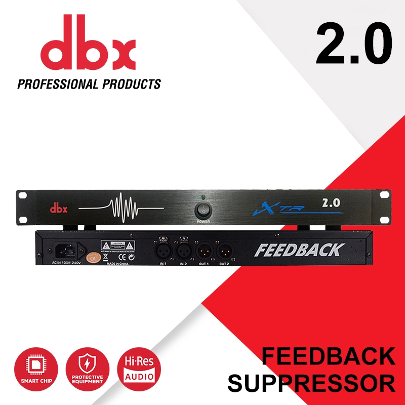 Jual DBX 2.0 microphone professional anti whistling feedback ...