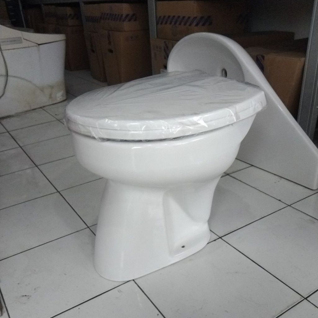Jual closet kloset klosed toilet duduk model manual siram tanpa tabung ...