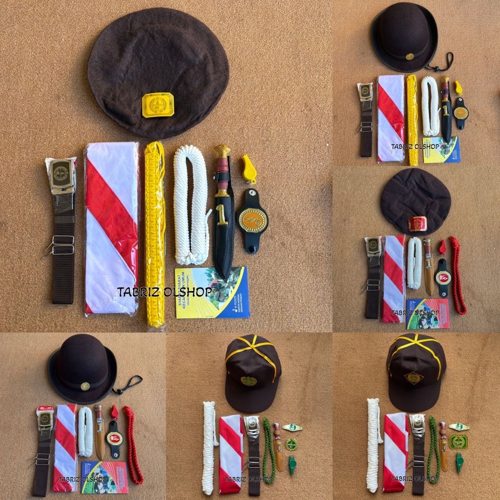 Jual set pramuka penggalang/perlengkapan atribut pramuka anak sd smp ...