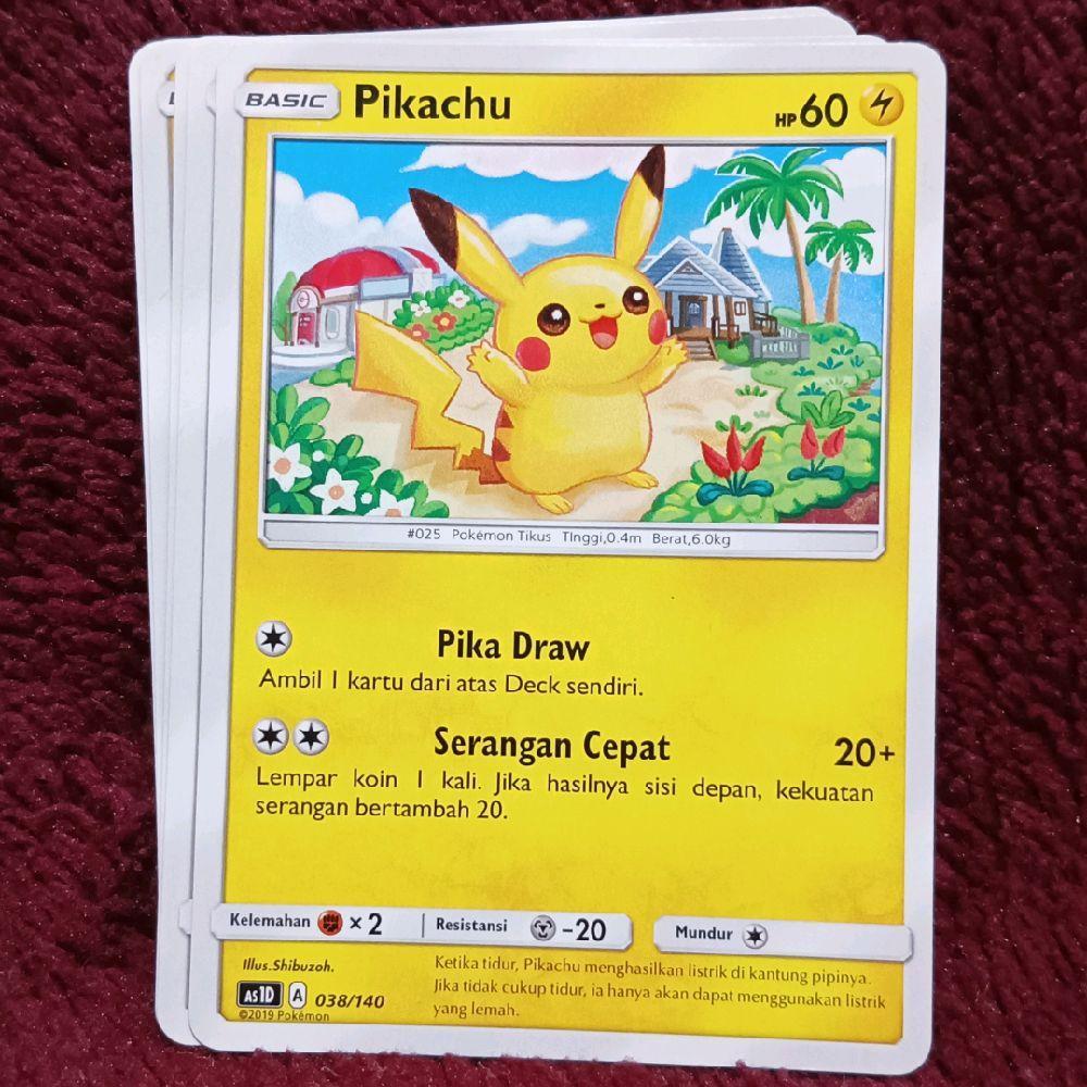 Jual Pikachu as1d 038/140 - Pokemon TCG Indonesia | Shopee Indonesia