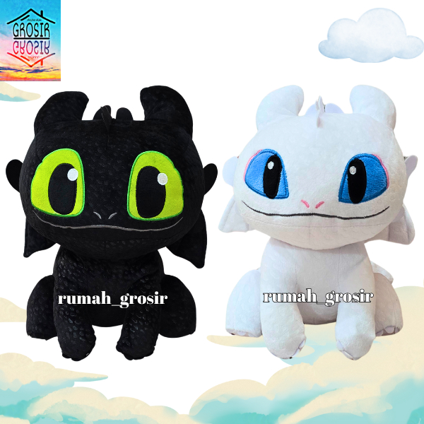 Jual Boneka Toothless Night Fury Dragon Naga | Shopee Indonesia