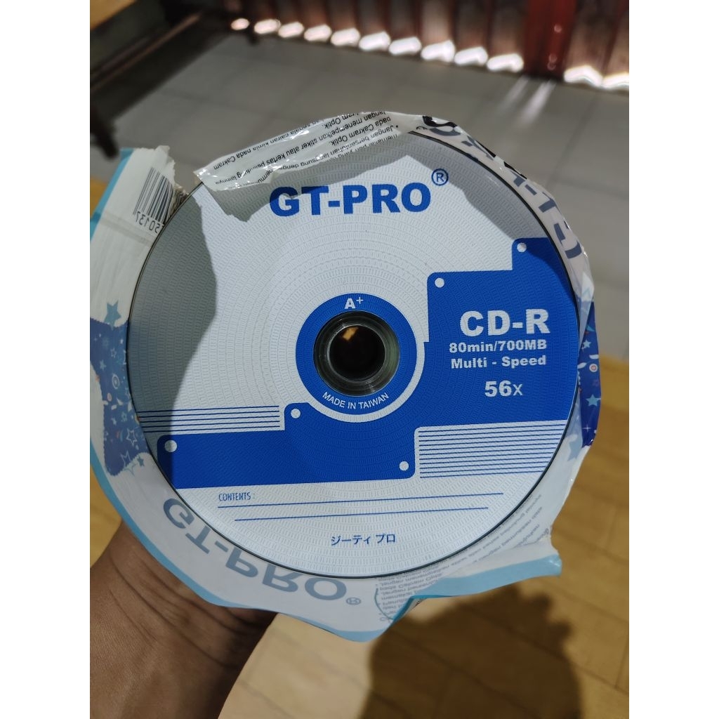 Jual CD KOSONG CD R RW GT PRO 700MB | Shopee Indonesia