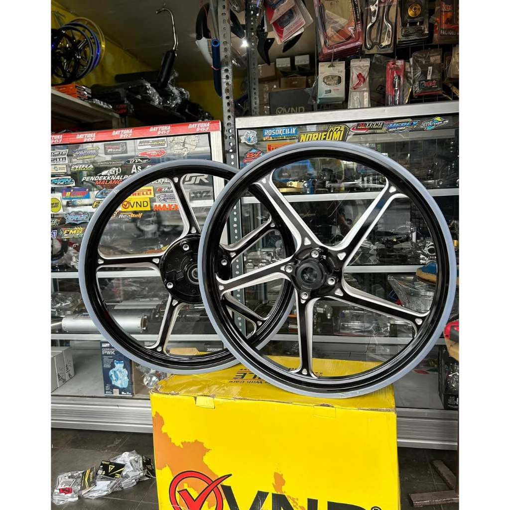 Jual VELG VND AK55 AK 55 HITAM NINJA R SS UKURAN 160 185 RING 17 ...