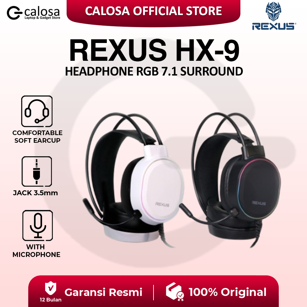 Jual Rexus Headset Gaming Thundervox HX9 / HX-9 Original | Shopee Indonesia