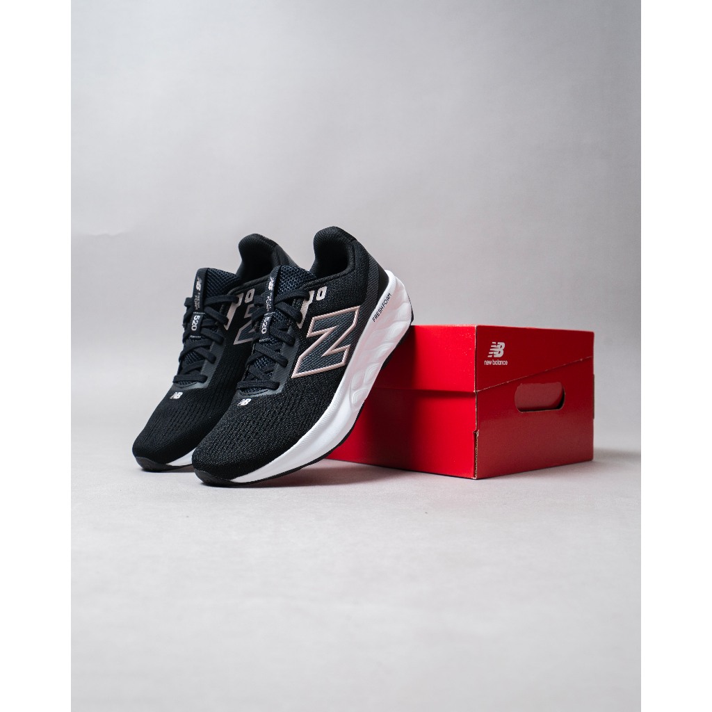 Jual Sepatu Running / New Balance Freshfoam 520 v9 - Black White Bronze ...