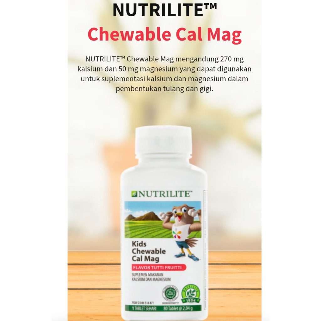 Jual Nutrilite Chewable Cal Mag Amway | Shopee Indonesia