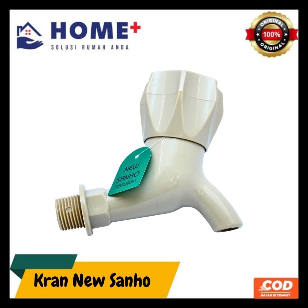 Jual Kran Air PVC Tebal Sanho Blimbing 1/2 Inch High Quality Warna ...