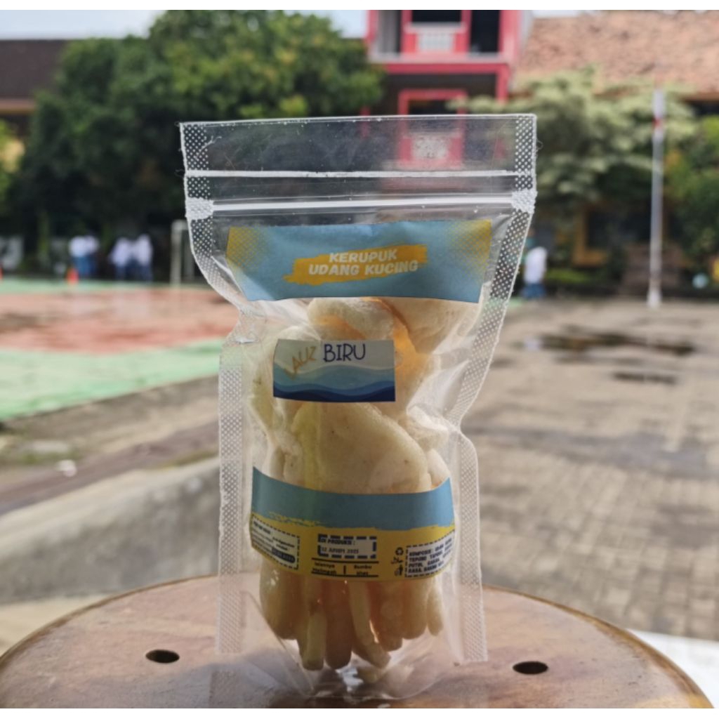 Jual kerupuk udang kucing (lauz biru) | Shopee Indonesia