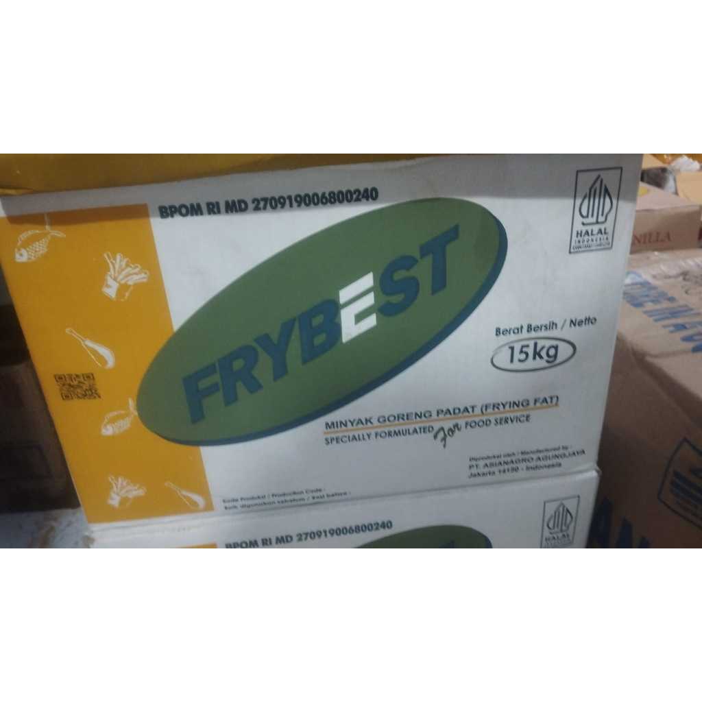 Jual FRYBEST DFF 15KG/ MINYAK PADAT REPACK 1kg | Shopee Indonesia