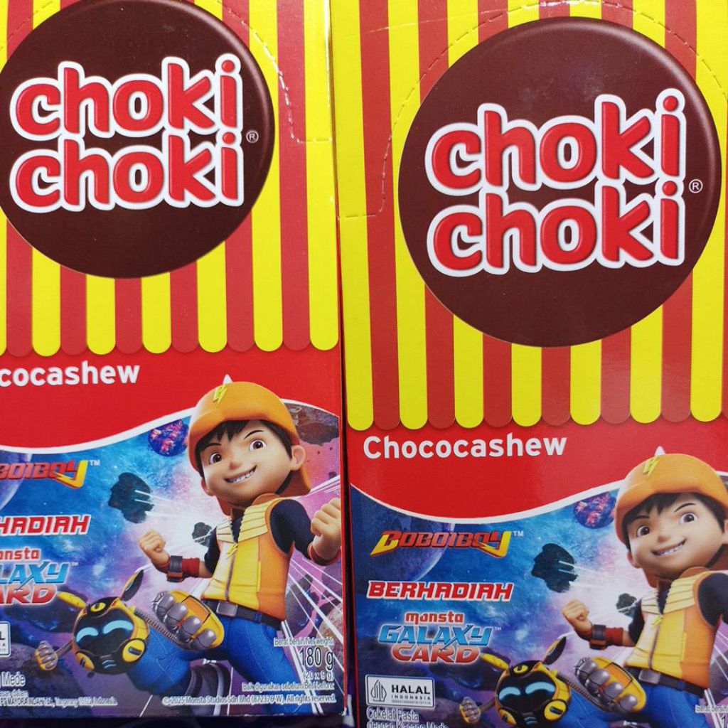 Jual Choki Choki stik Berhadiah kartu Boboiboy@20pcs | Shopee Indonesia