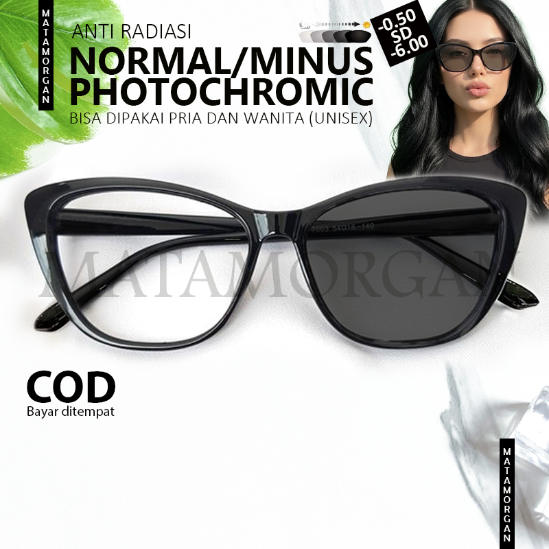 Jual Kacamata Lensa Minus Photochromic dan Normal Photochromic Frame ...