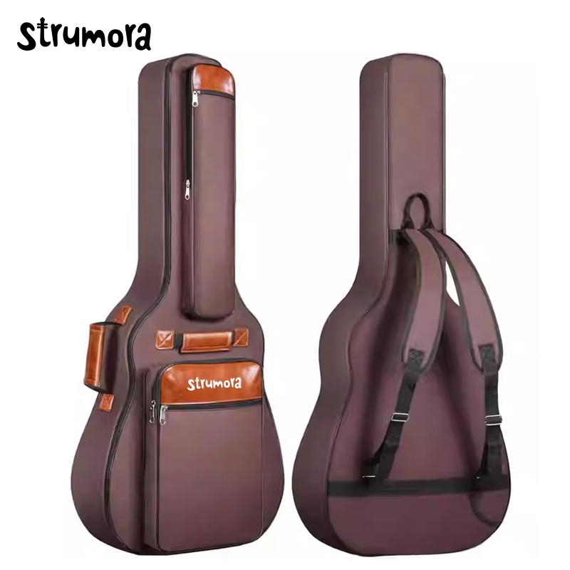 Jual STRUMORA Tas Gitar Akustik 40/41 inci ransel 8mm tahan air asli ...