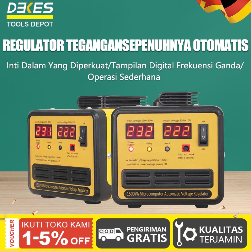 Jual DEKES Regulator Tegangan 220v, Regulator Tegangan Sepenuhnya ...