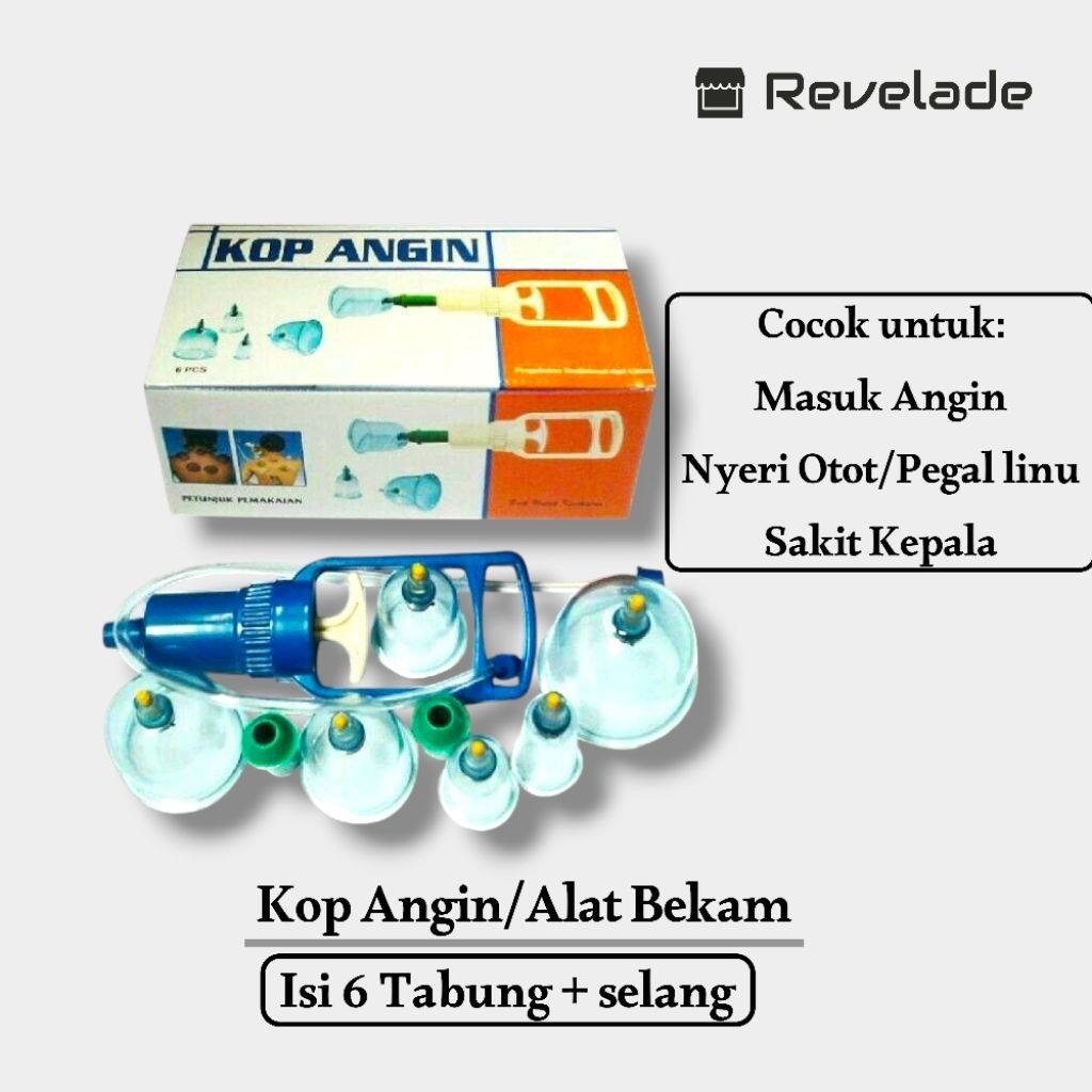Jual Alat Bekam Kering Modern / Kop Angin Set 6 Pcs Lengkap | Shopee ...