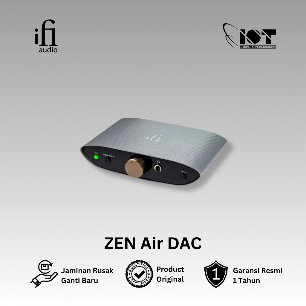 Jual iFi Zen Air DAC Hi-Res Headphone DAC Amplifier with MQA / DAC AMP ...