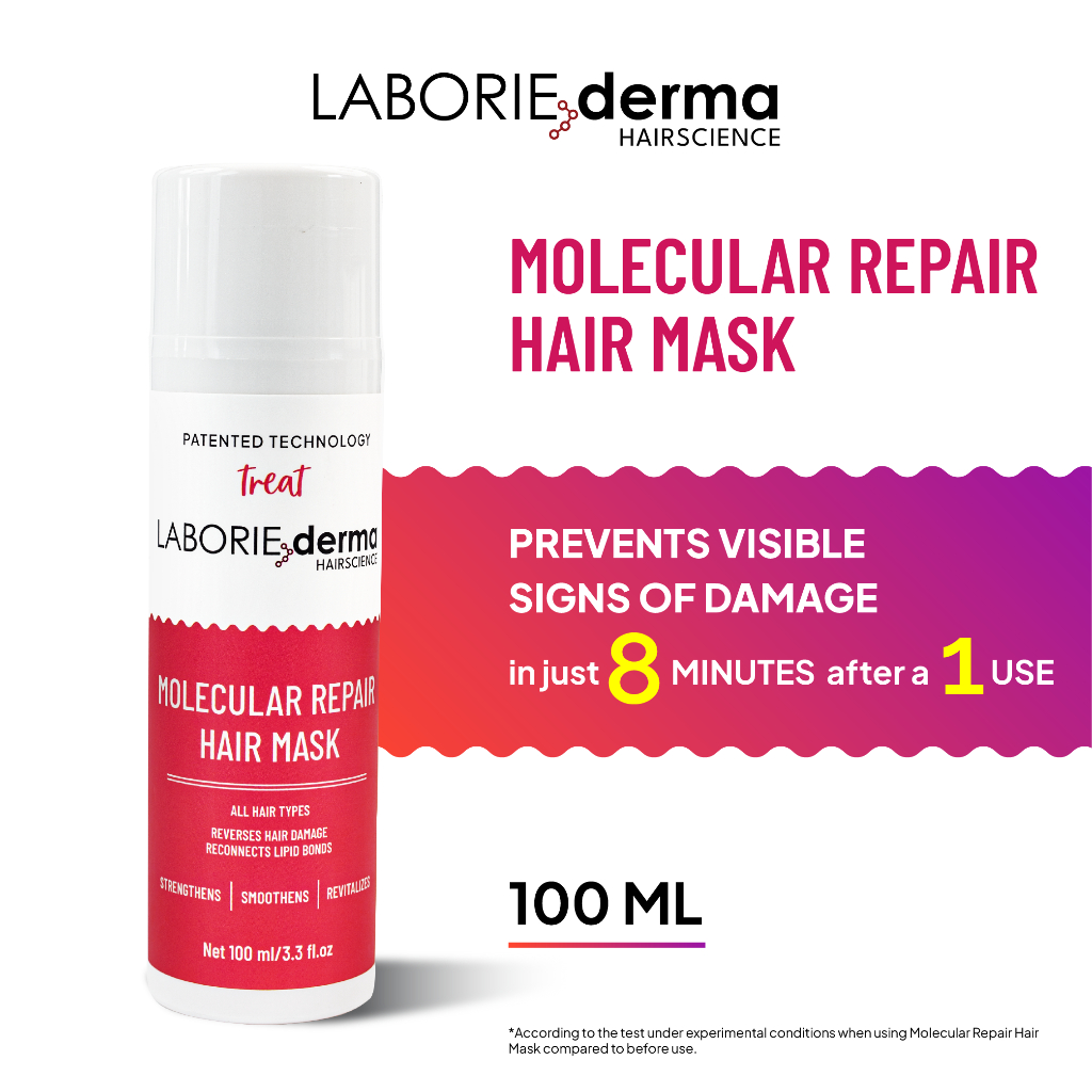 Jual LABORIE derma Molecular Repair Hair Mask | Masker Perbaikan Rambut ...