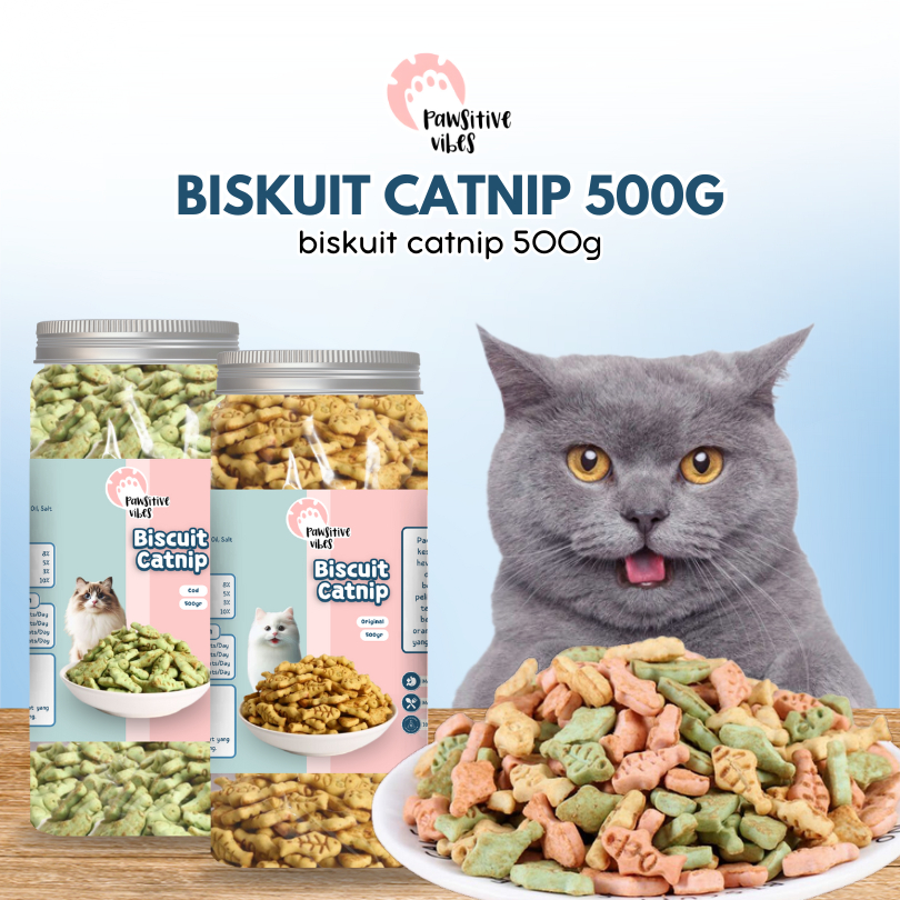 Jual Biskuit Kucing Magic Catnip Rasa Original Coklat 500gram - Snack ...