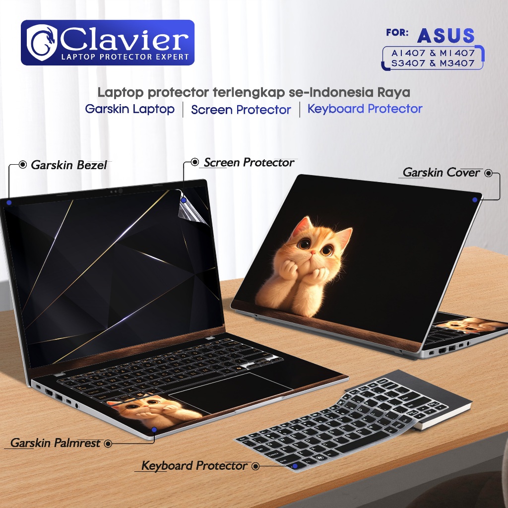 Jual Screen Protector Anti Gores Cover Garskin Laptop Precut Custom Fit ...