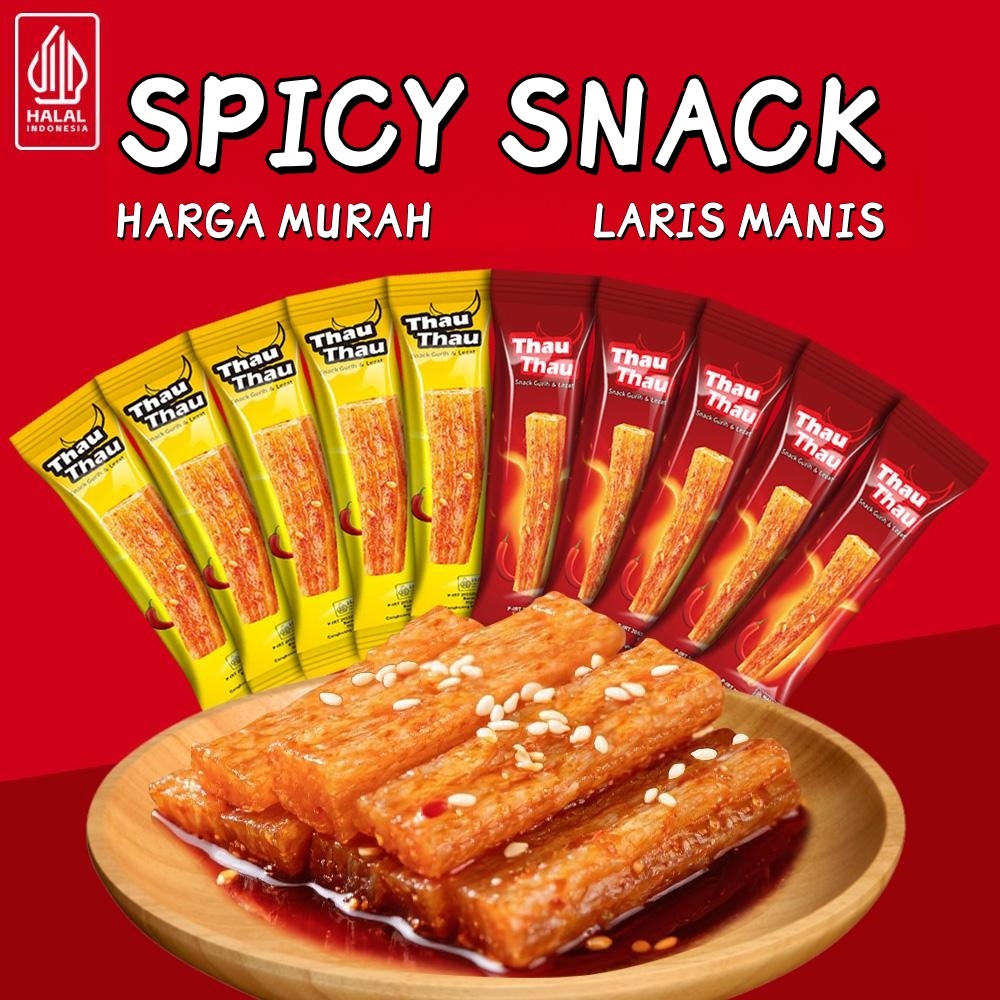 Jual 13 Pcs Cemilan Pedas Vegetarian Snack Rasa Pedas Manis Snack Pedas ...
