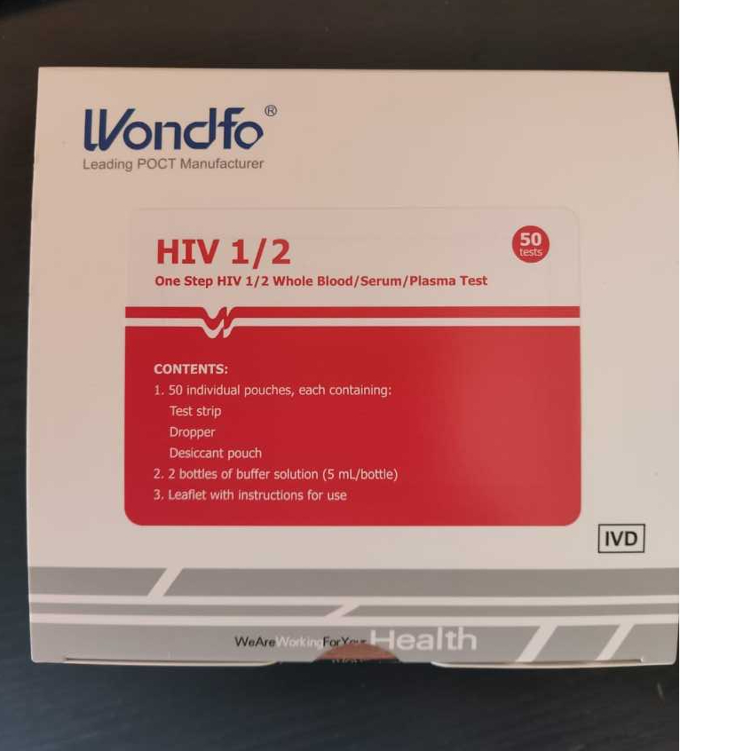 Jual HIV strip Wondfo isi 50 | hiv strip | Alat tes hiv | Wondfo hiv ...