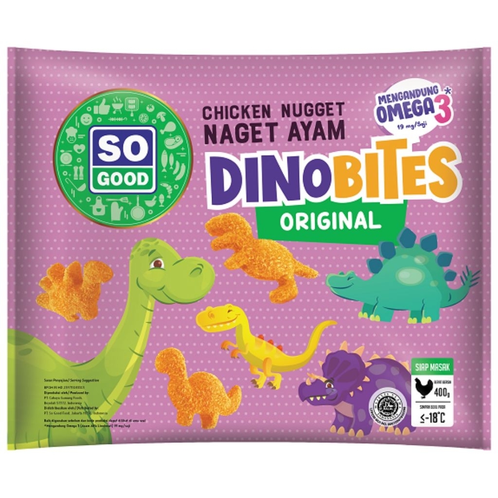 Jual So Good SoGood JapFa Nugget nuget Naget Dino Dinobites Original ...