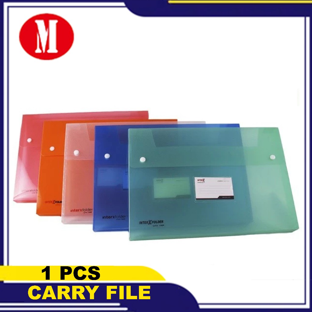 Jual nterx Carry File 3 cm INTER X CFX 130 cxx WARNA RANDOM | Shopee ...