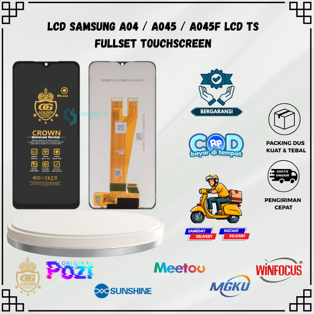 Jual LCD SAMSUNG A04 / (SAMSUNG GALAXY A04) / A045 / A045F TOUCHSCREEN ...