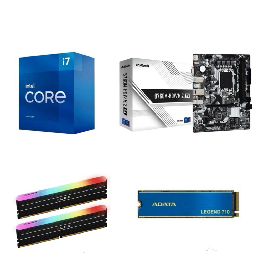 Jual Paket Processor Intel Core i7 14700F Box Gen 14 LGA 1700 RAM DDR4 ...