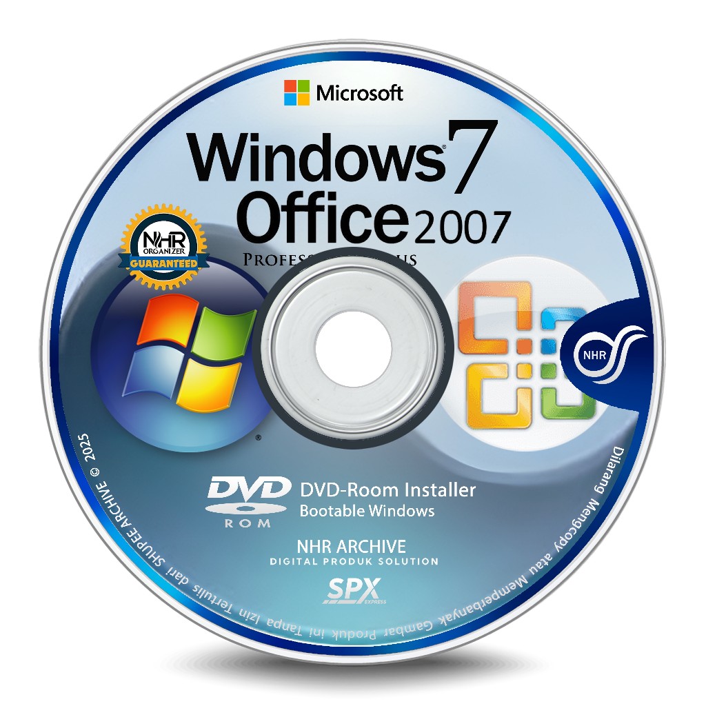 Jual BISA COD - DVD Installer Windows® 7 Professional SP1 + Office ...