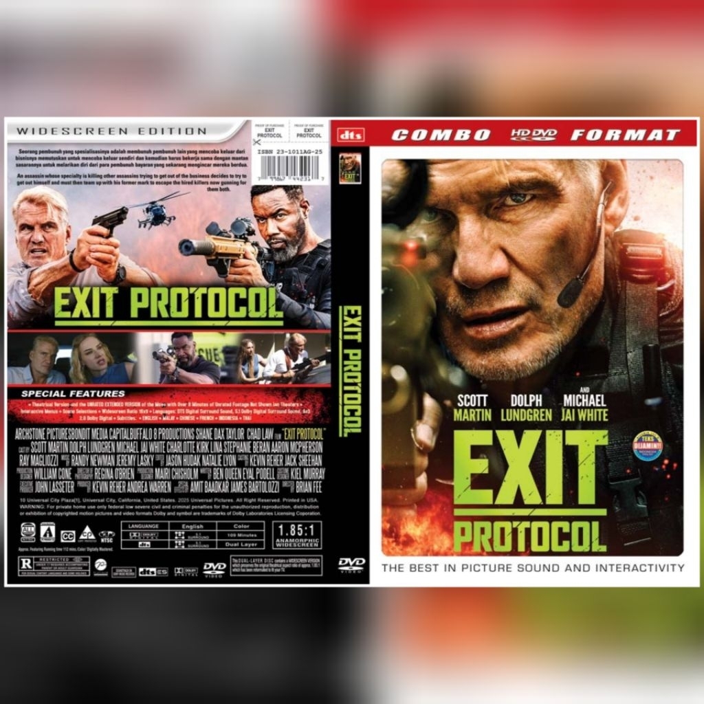 Jual Kaset Film Action EXIT PROTOCOL - 2025 - HD | Shopee Indonesia
