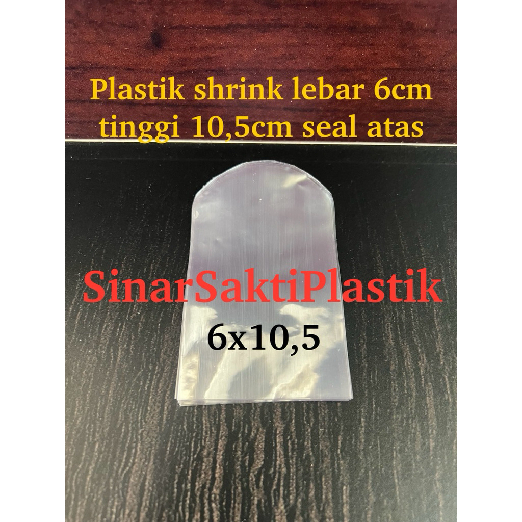 Jual Plastik shrink plastik segel ukuran lebar 6cm x tinggi 10,5cm seal ...
