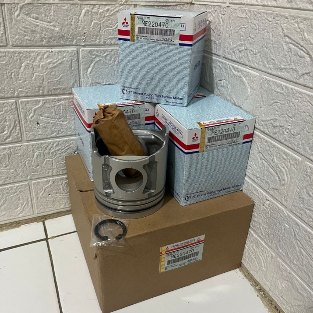 Jual PISTON ASSY CANTER PS125 ASLI ME220470 STD (1SET) 4PCS | Shopee ...