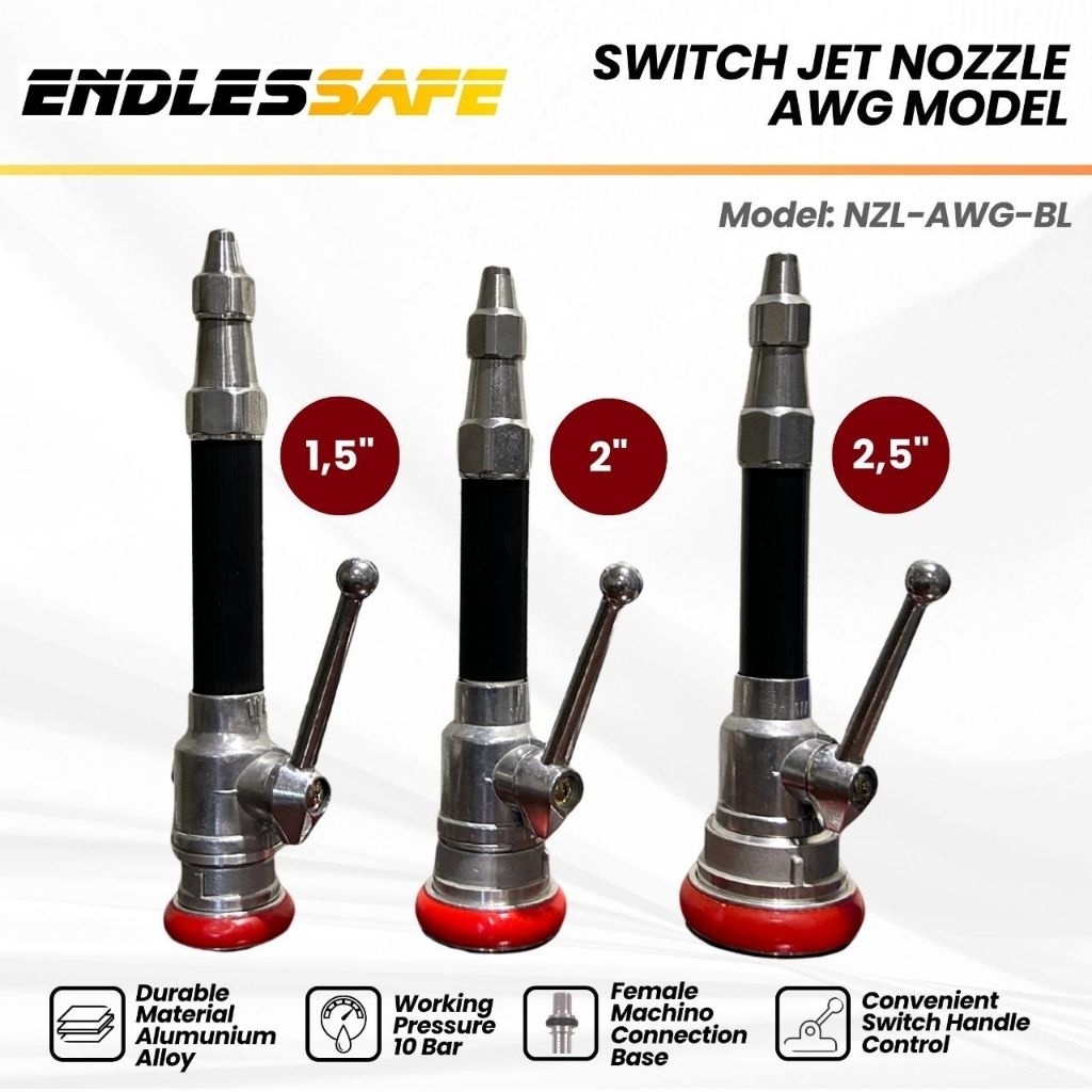 Jual Fire Hose Jet Nozzle Model AWG – Nozel Semprotan Hydrant Pemadam ...