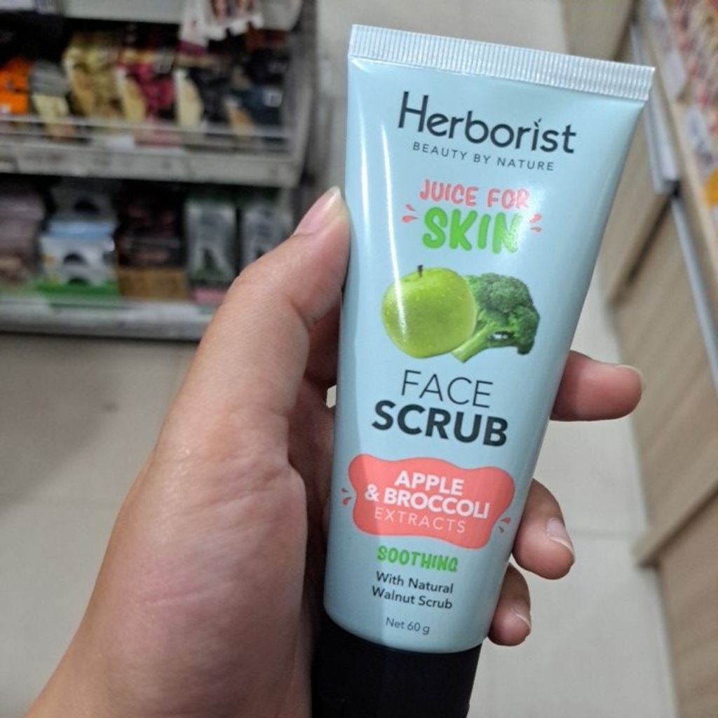 Jual HERBORIST FACE SCRUB APEL BROKOLI / ORANGE CARROT | Shopee Indonesia