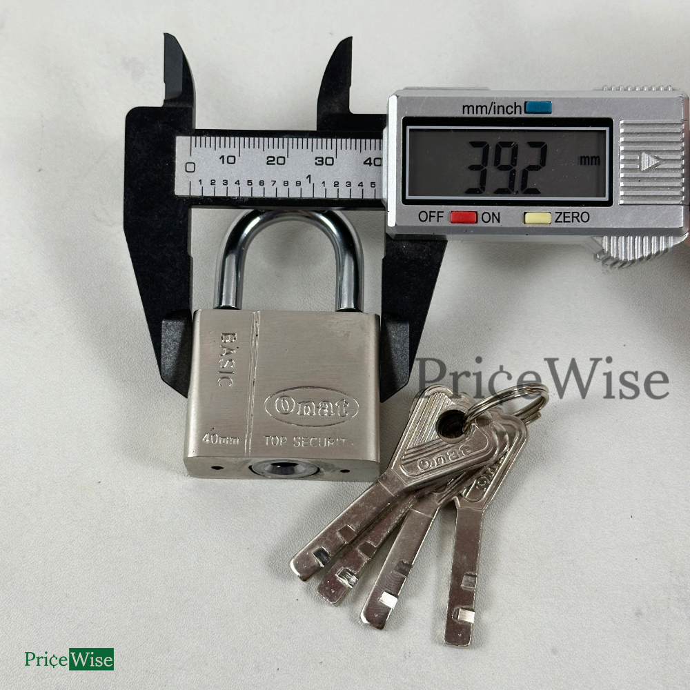 Jual Gembok Nikel Satin 40 mm Pendek Onat / Heavy Duty Padlock 40mm ...
