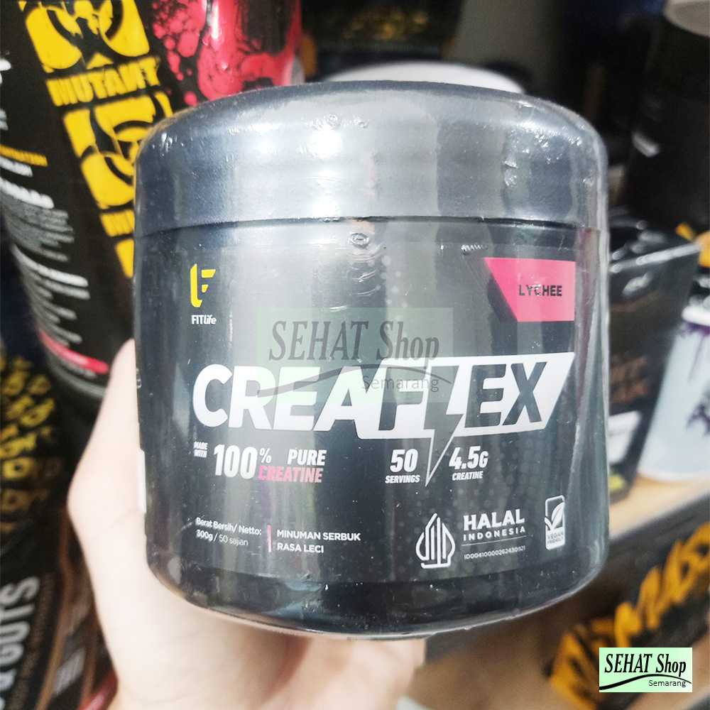 Jual Creaflex FITLife Creatine - Kreatin serbuk Murni Suplemen Gym ...