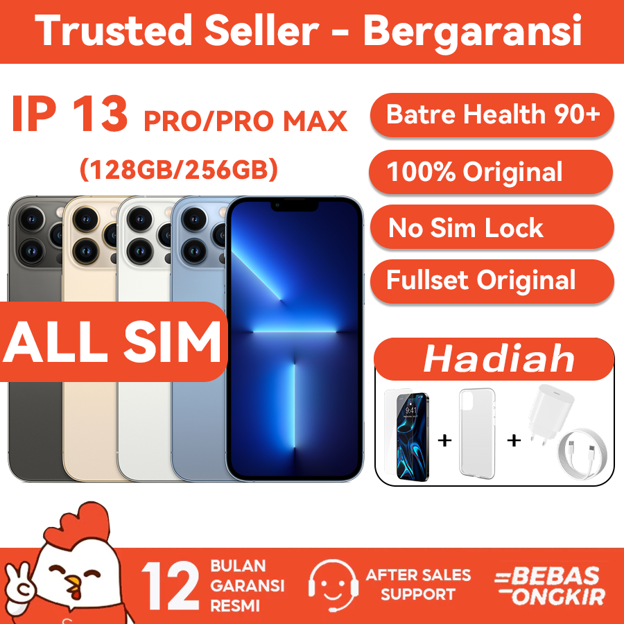 Jual IPHONE 13 PRO - 13 PRO MAX 128GB/256GB FULLSET MULUS IP 13 PRO ...