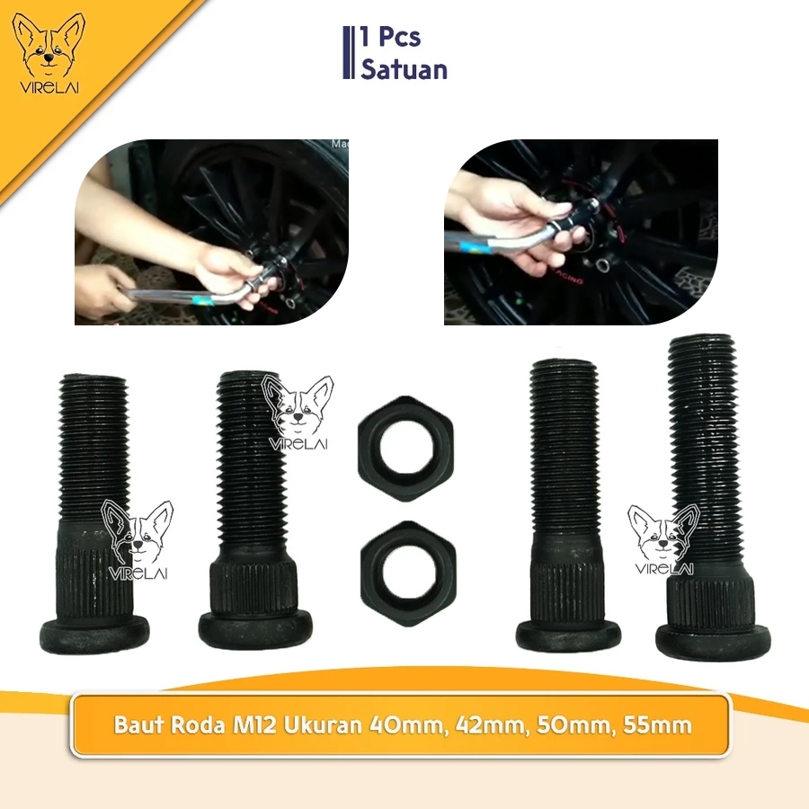 Jual Baut Roda Mobil / Car Wheel Bolt Universal | Shopee Indonesia