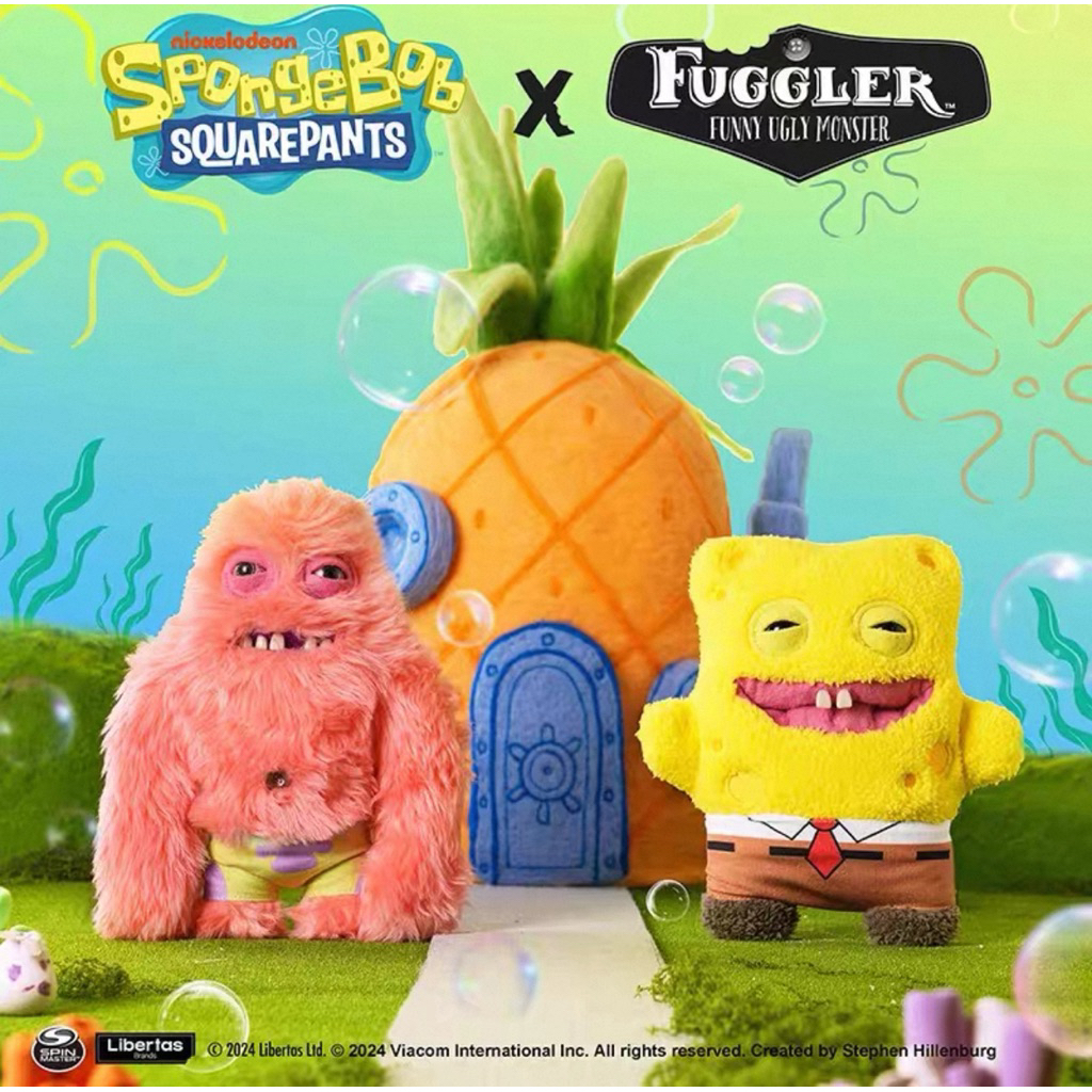 Jual [PO est 4w] Spongebob Squarepants x Fuggler Plush / Fuggler ...
