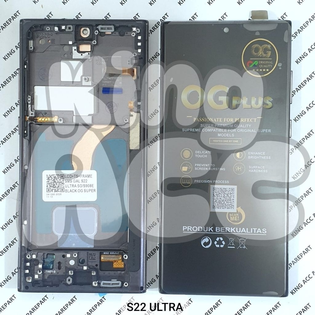 Jual TICTOC LCD TOUCHSCREEN FRAME SAMSUNG GALAXY S22 ULTRA 5G / S908 ...