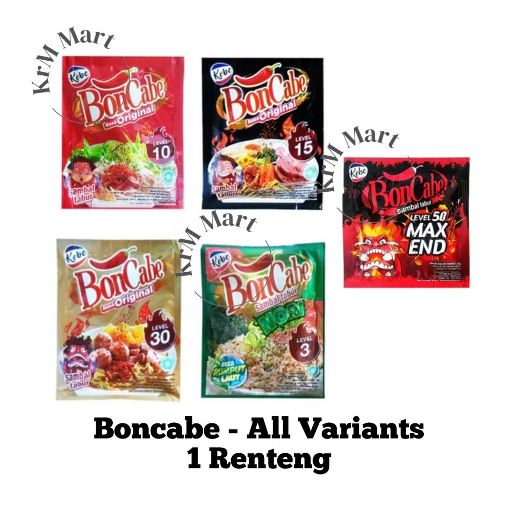 Jual Boncabe Renteng All Varian 1 renteng renceng Level 50 Max End lv ...