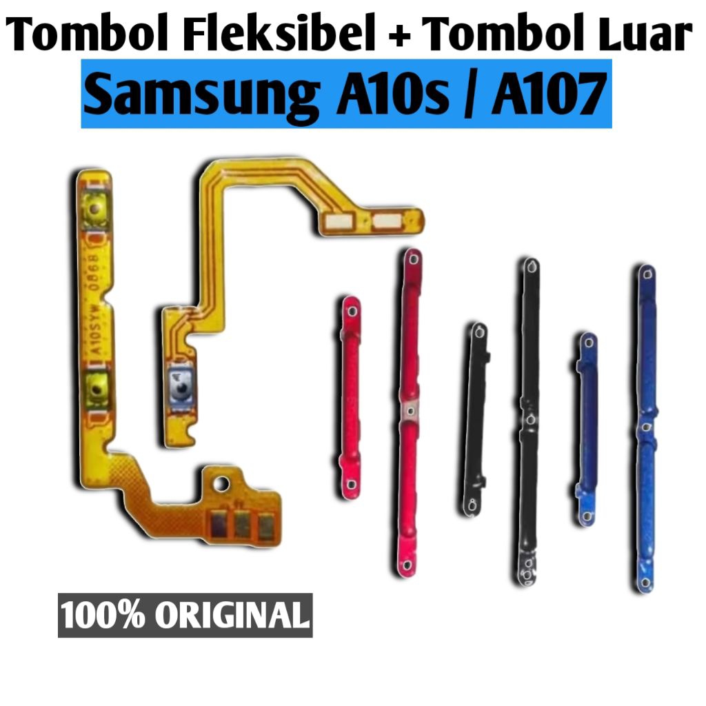 Jual Tombol Flexibel Power On Off Volume Samsung A10s / A107 Original ...