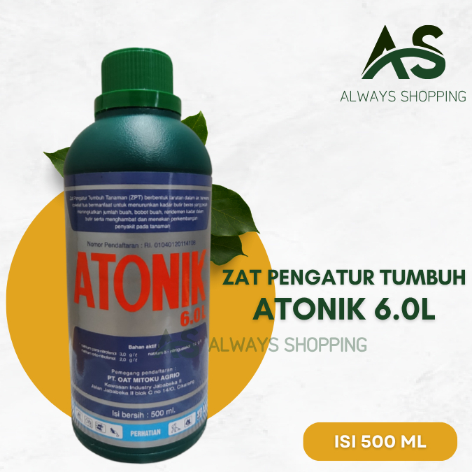 Jual [A1] Pupuk Atonik 6,0L Kemasan 500ml ZPT Zat Pengatur Tumbuh ...