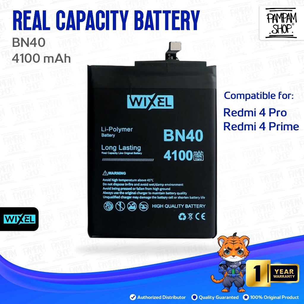 Jual WIXEL ORIGINAL Baterai XiaoMi BN40 Redmi 4 Prime 4 Pro Double ...