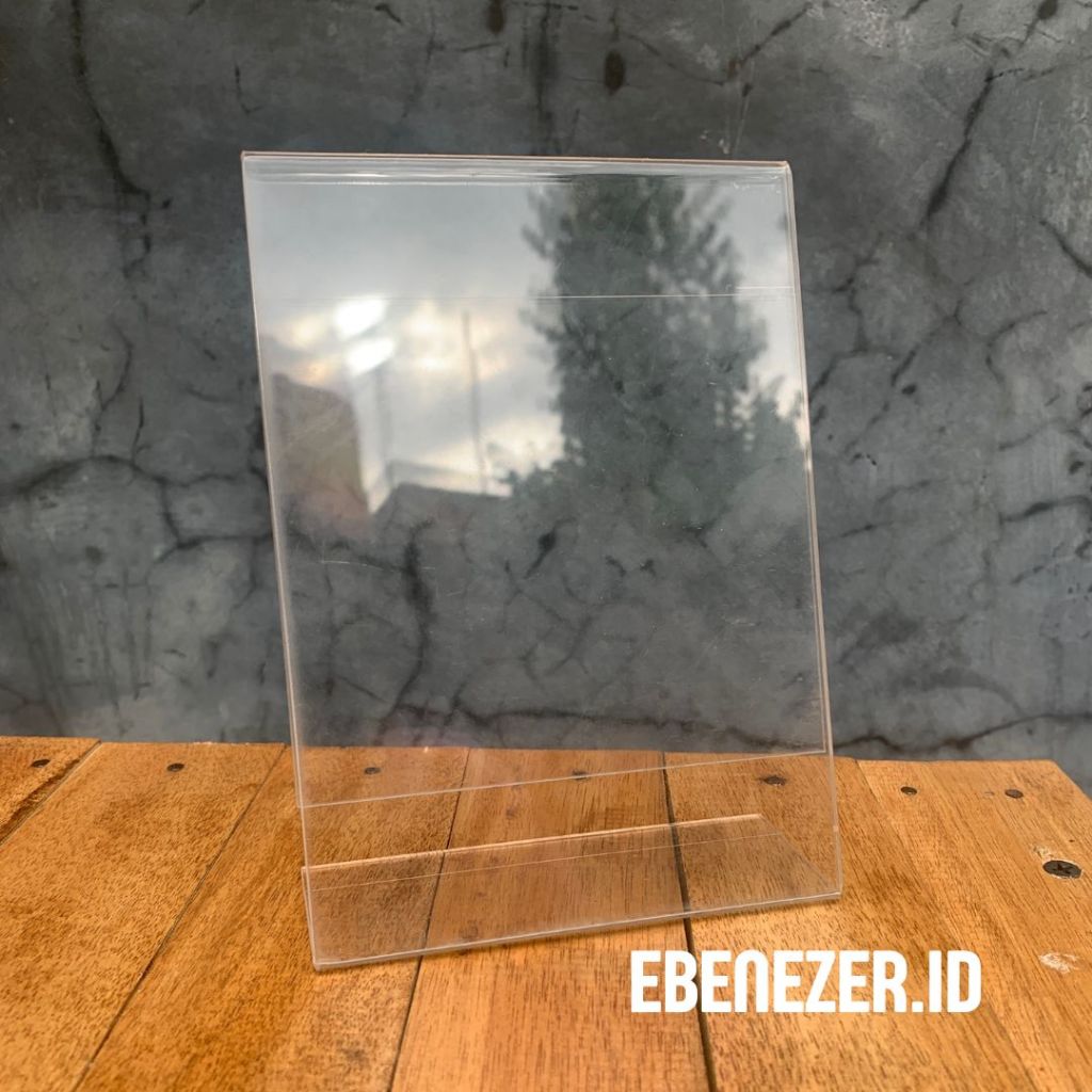 Jual Akrilik Display Brosur A5 / Stand Qris A5 / Display Akrilik A5 ...