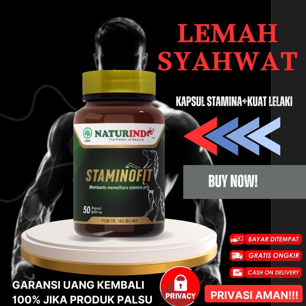 Jual STAMINA OBAT HERBAL PRIA TAHAN LAMA PALING AMPUH ASLI NATURINDO ...