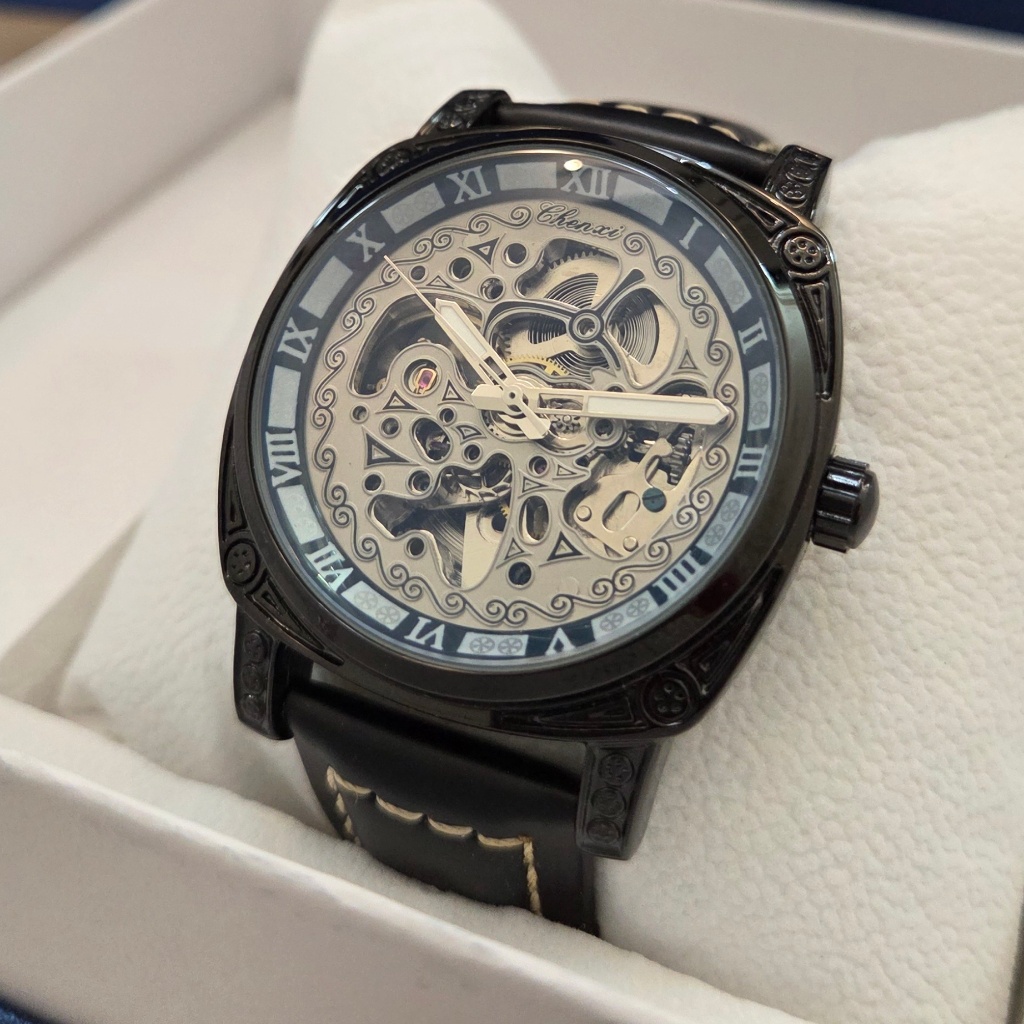 Jual CHENXI Divinus Jam Tangan Pria Original Automatic Skeleton Tanpa ...
