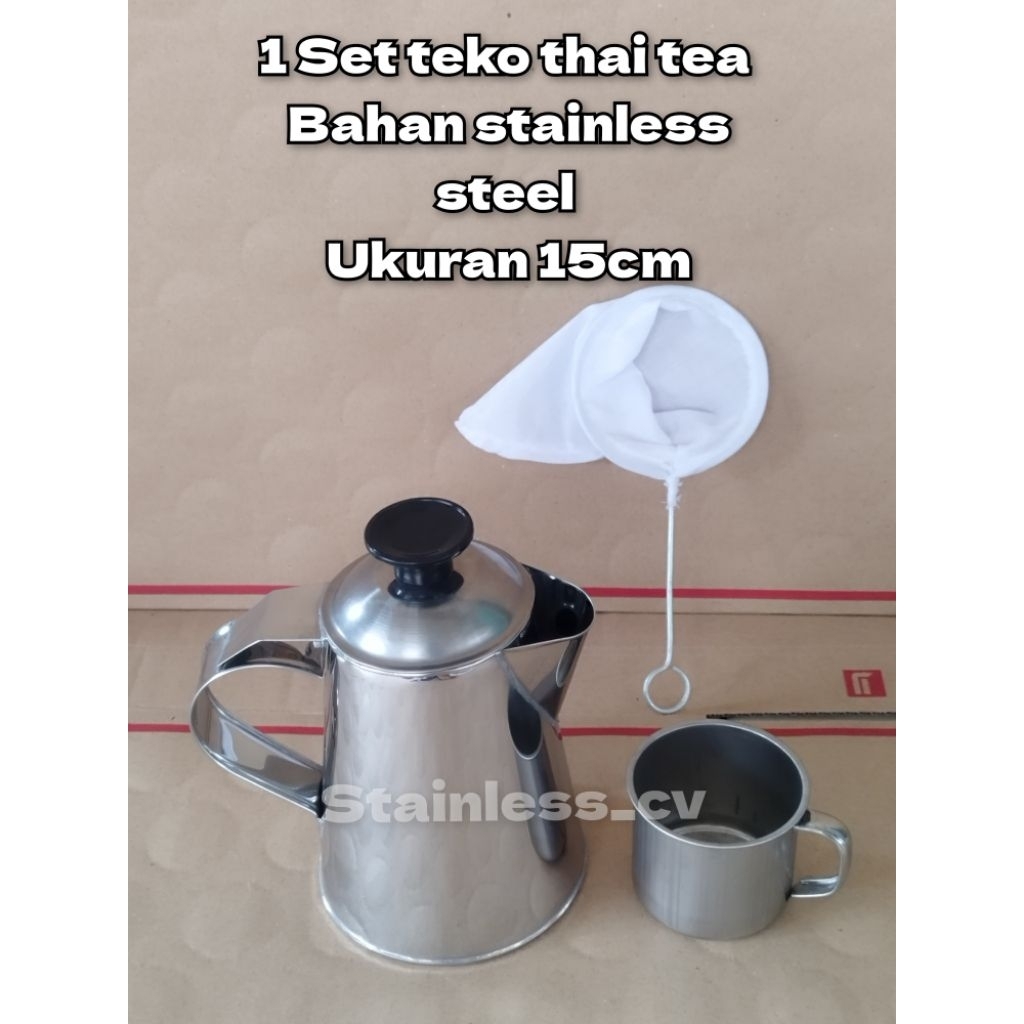 Jual 1 Set teko thai tea / Teko kopi / Teko air / Teko teh tarik 1 ...