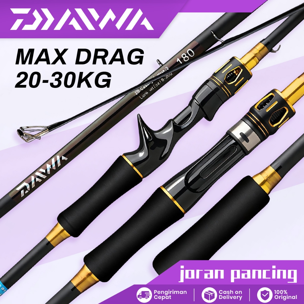 Jual Joran pancing casting&spining Max Drag 12kg Spinning Fishing Rod ...